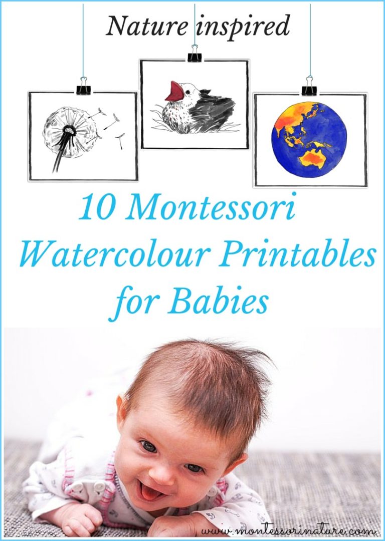 Free Printable - Montessori Baby and Toddler Activities - Montessori Nature