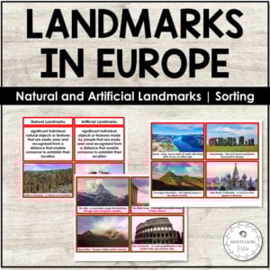 Europe Continent Bundle - Montessori Nature