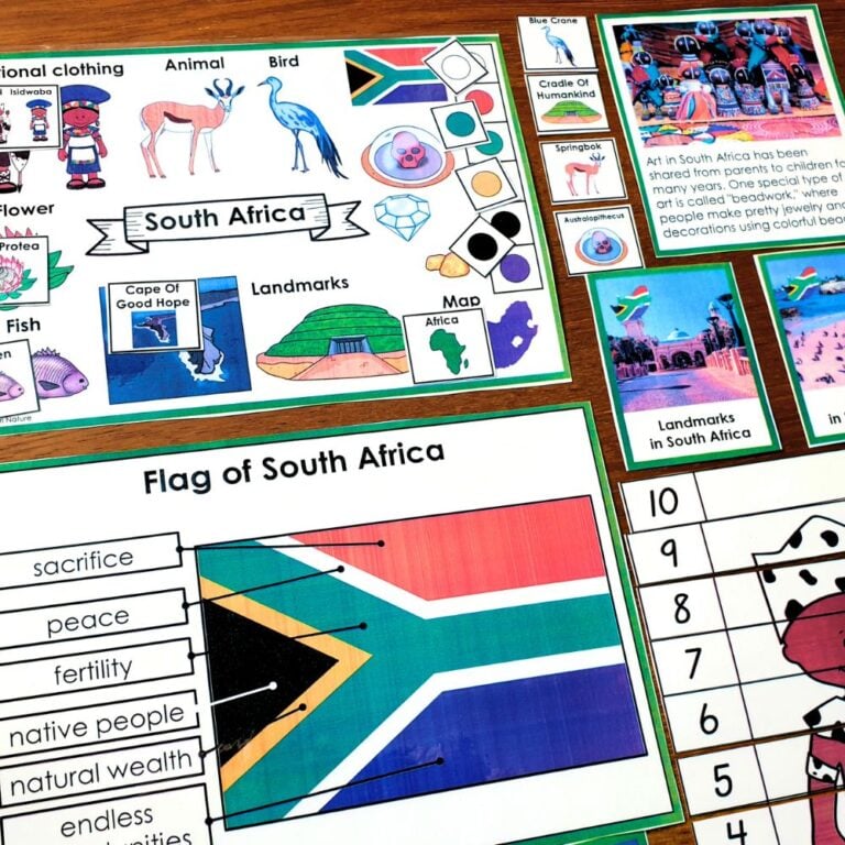 Africa Montessori Inspired Activities - Montessori Nature