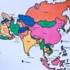 Asia Maps and Blackline Masters, Flags - Montessori