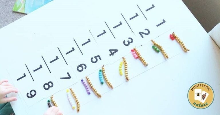 DIY Math - Teen Numbers and Tens with Hands-on Activities - Montessori ...