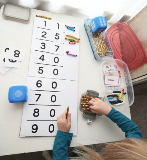 DIY Math - Teen Numbers and Tens with Hands-on Activities - Montessori ...