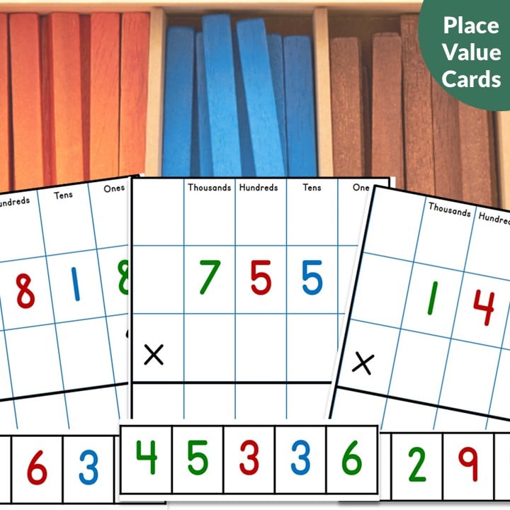 Free Printable - Place Value Mats, Task Cards, and Tracing Worksheets ...