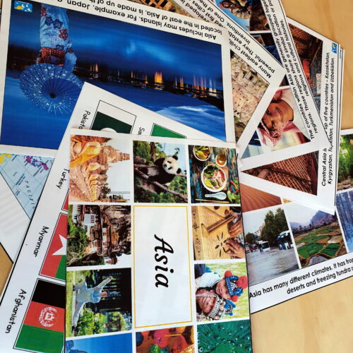 Asia Continent Bundle Montessori Friendly