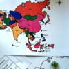 Asia Maps and Blackline Masters, Flags - Montessori