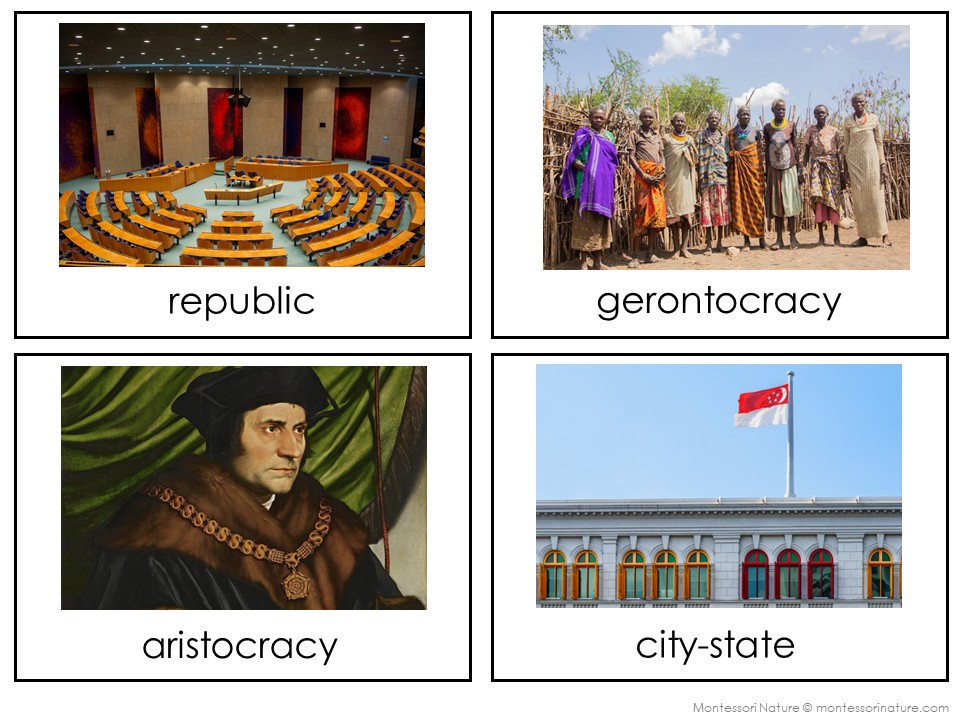 Forms of Government - Montessori Nature
