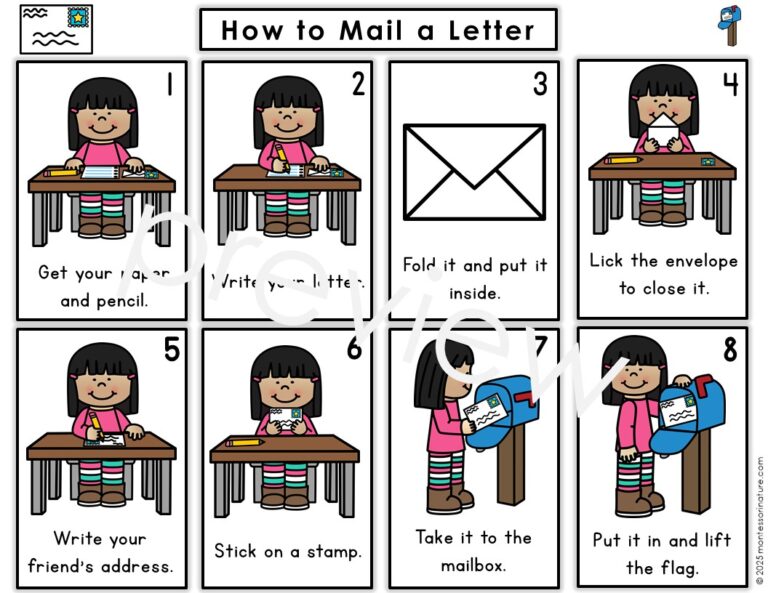 How to Write and Mail a Letter: Practical Writing & Sequencing Activity ...