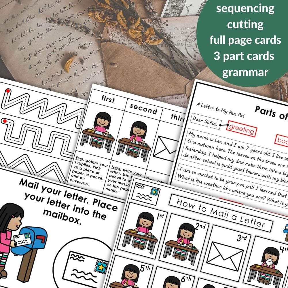 Free Printable - Paper Cutting - Montessori Nature