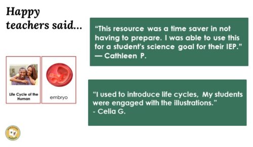 Life Cycle of the Human Montessori Anatomy 3 Part Cards