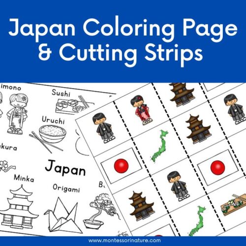 All About Japan Montessori Inspired Activities - Montessori Nature
