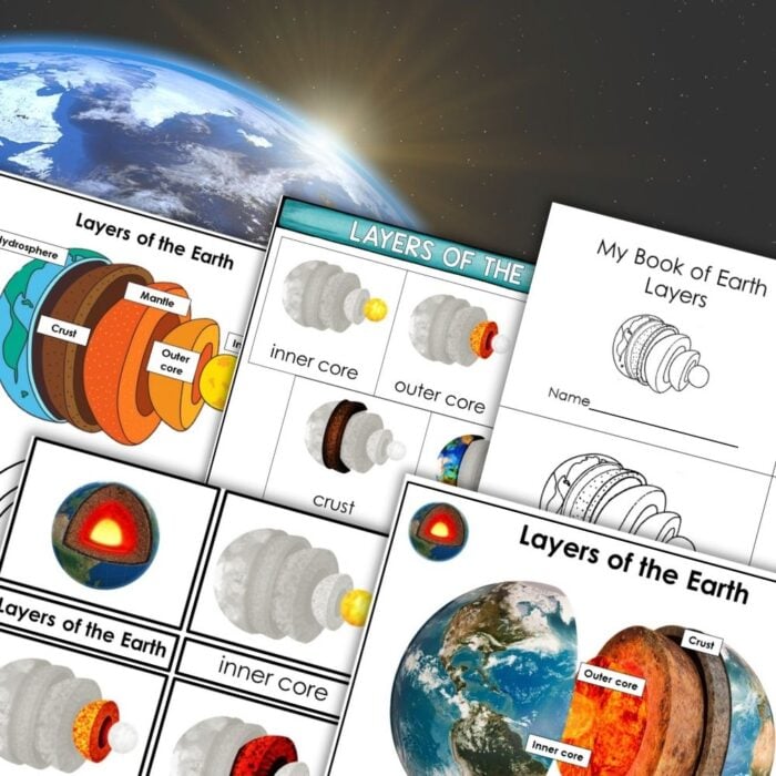 Layers of the Earth Learning Activities - Montessori Nature