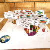 Africa Map Pin Flags - Montessori Nature