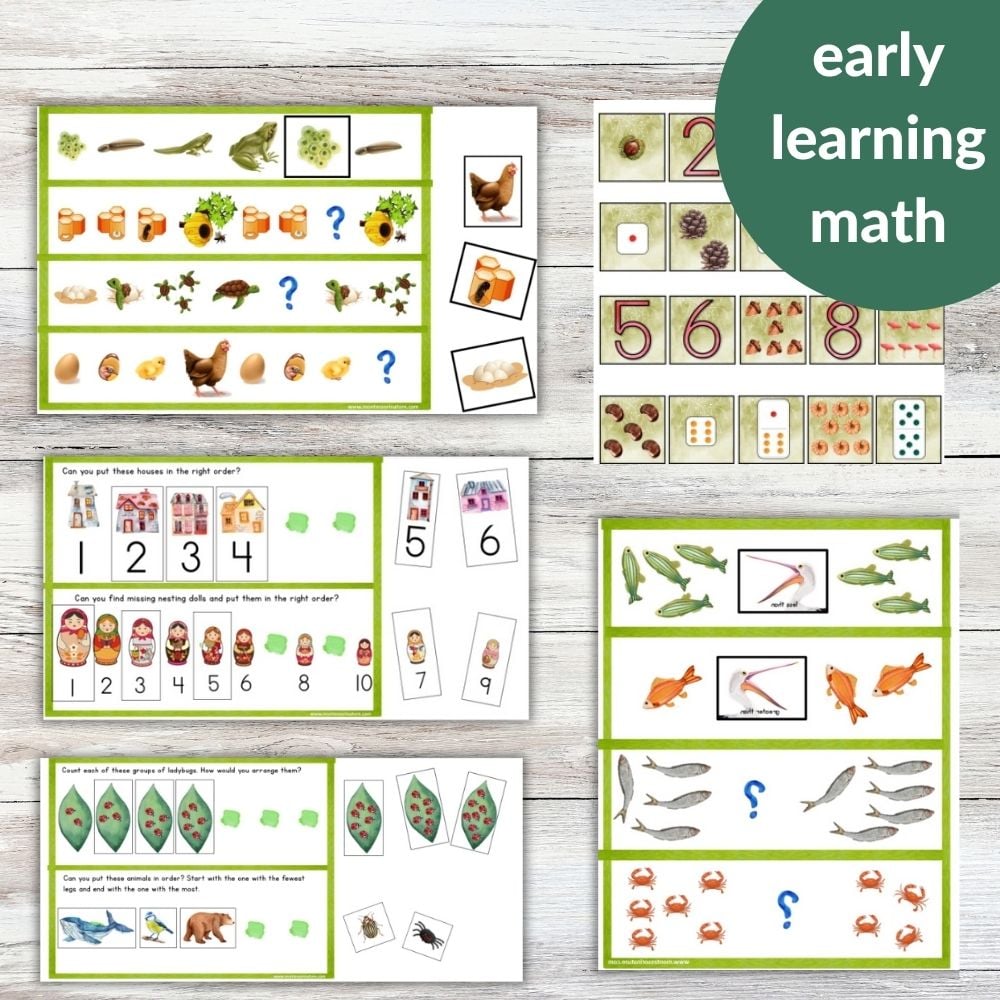 Math Montessori Inspired Activities - Montessori Nature