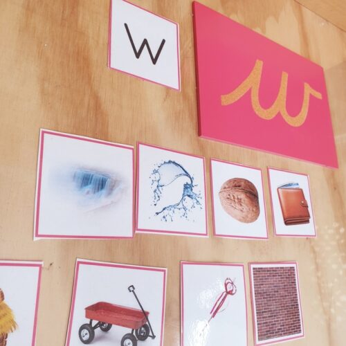 Free Printable - DIY Textured Letters for Learning Write - Montessori ...