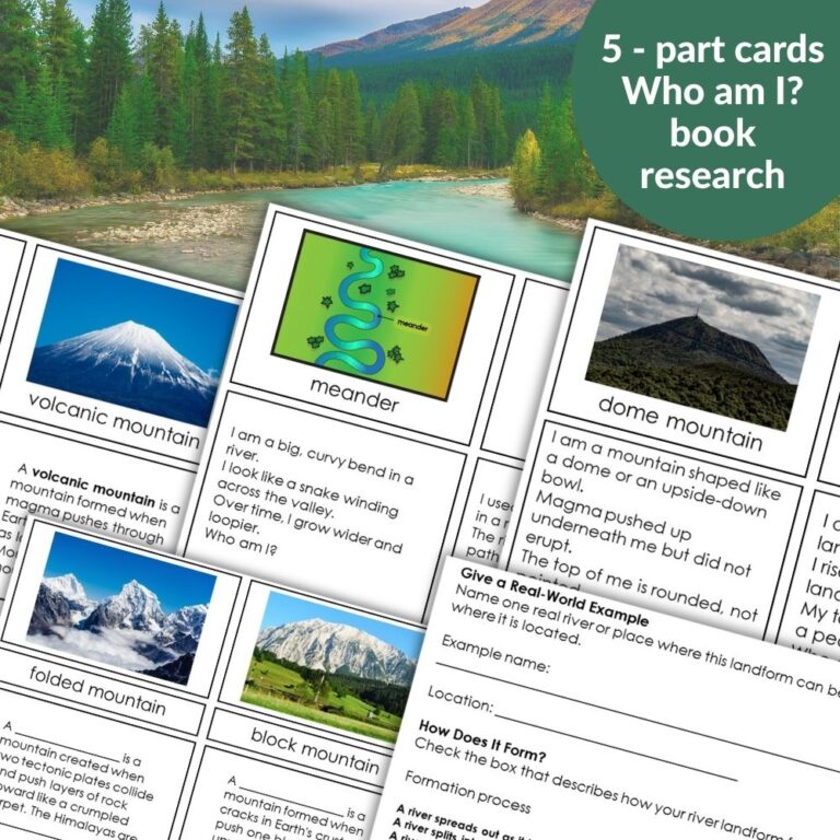 Free Printable - Gemstones Charts and Matching Cards - Montessori Nature