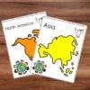Continents Activities Preschool and Kindergarten Bundle - Montessori Nature