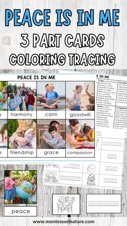 ‘Peace is in Me’ Printables and Hands on Activities for Children ...