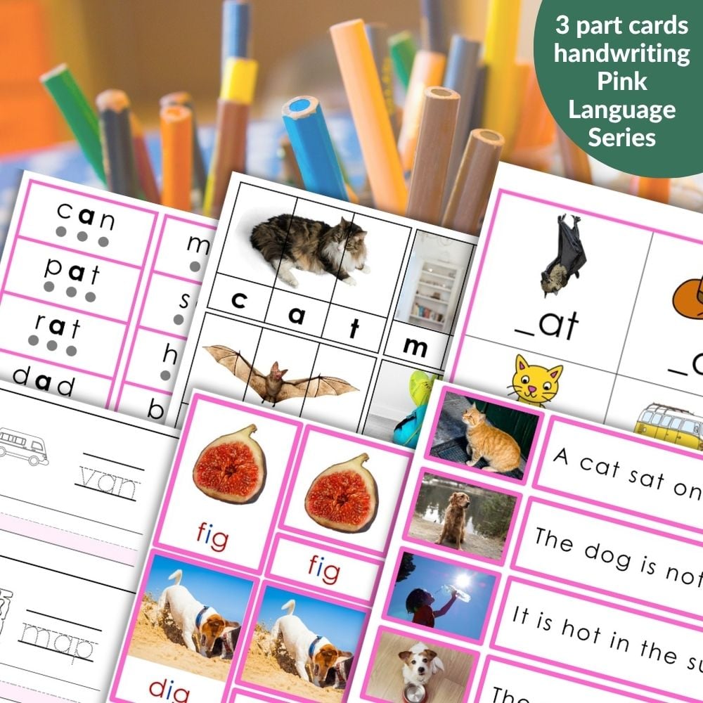 Montessori Pink Language Series - Montessori Nature