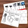 The History of Photography Timeline 3 Part Cards - Montessori Nature