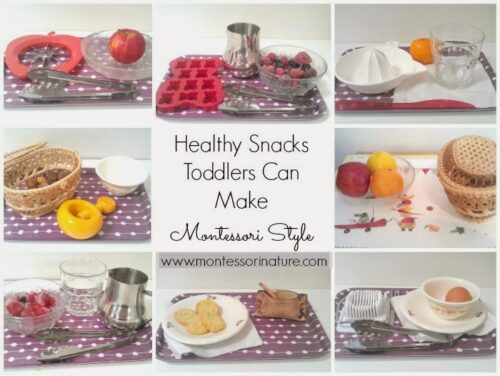 Healthy Snacks Toddlers Can Make Montessori Style - Montessori Nature