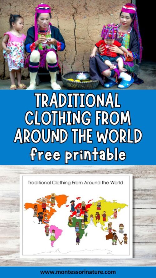 Free Printable - Traditional Clothing From Around The World ...