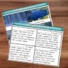 Water Cycle: 3 Part Cards Blackline Master Diagrams - Montessori Nature