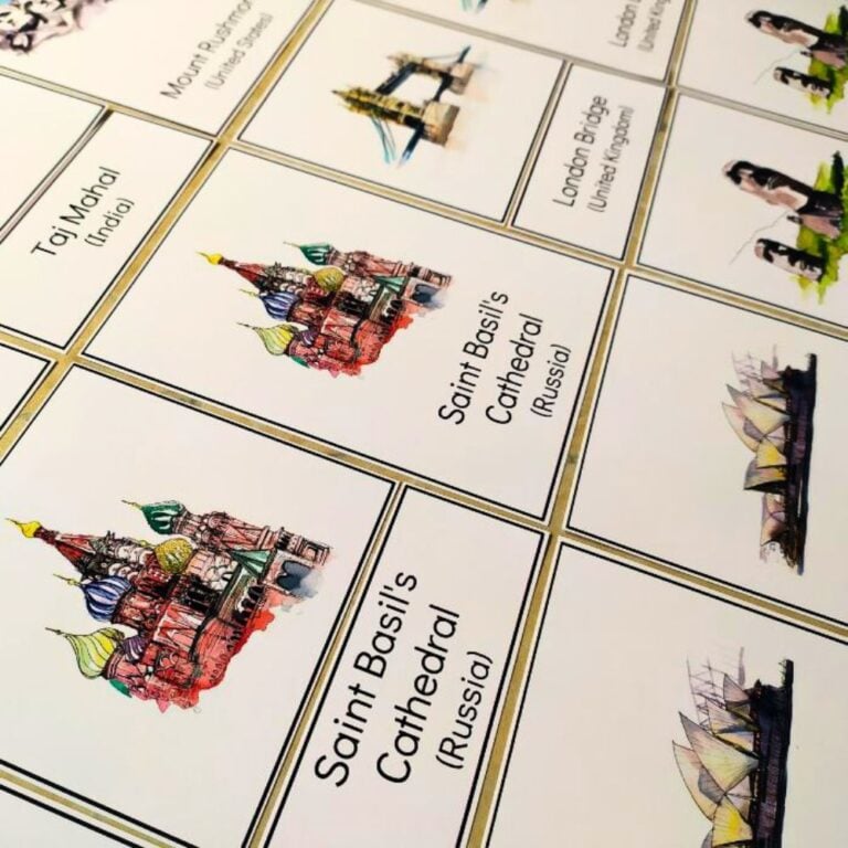 Farm Babies – Safari Toob 3 Part Cards – Editable